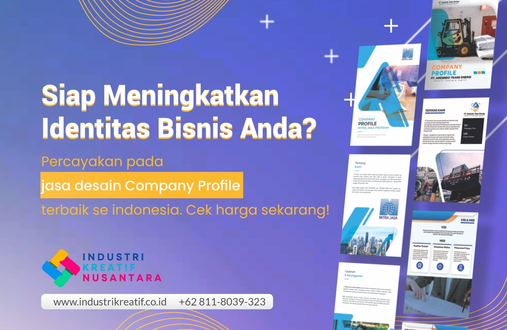 Contoh company profile PDF sederhana lengkap dengan struktur